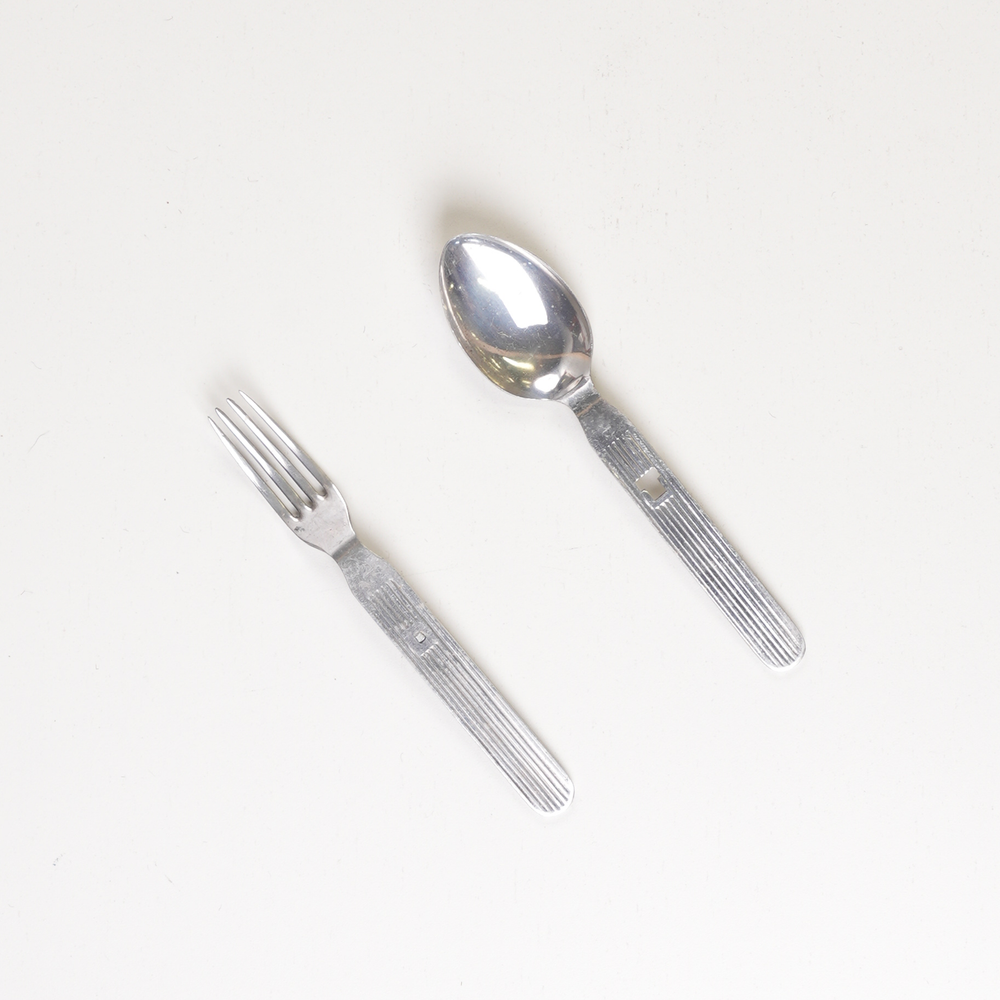Unissued East German Army Fork & Spoon Set – Americana Pipedream Apparel