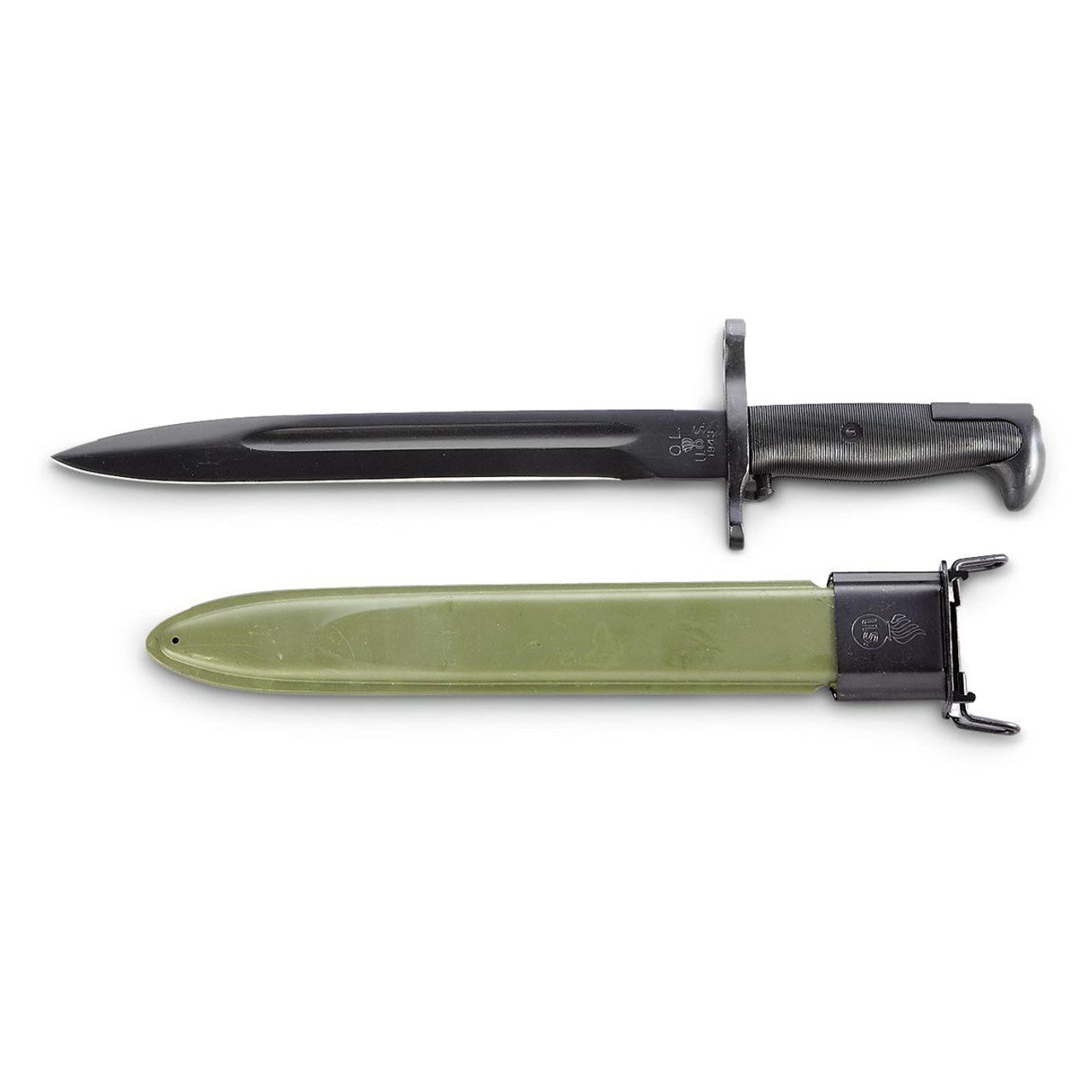 Reproduction Black M1 Garand Bayonet w/M7 Scabbard – Americana ...