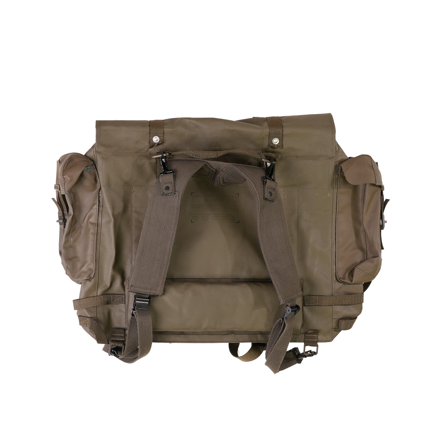Issued Swiss OD M90 Rubber Rucksack – Americana Pipedream Apparel