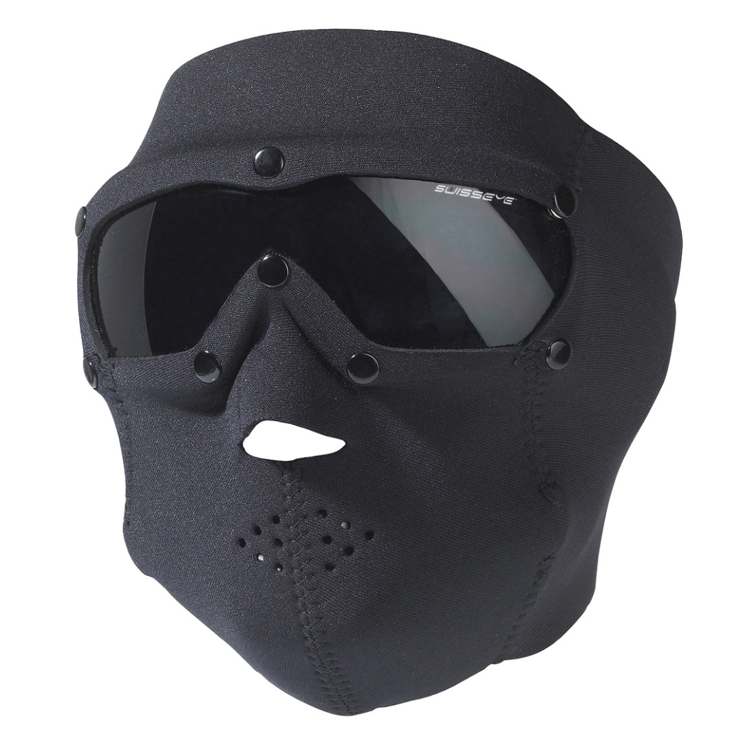 SwissEye Black Neoprene Mask w/Ballistic Smoke Lenses – Americana ...