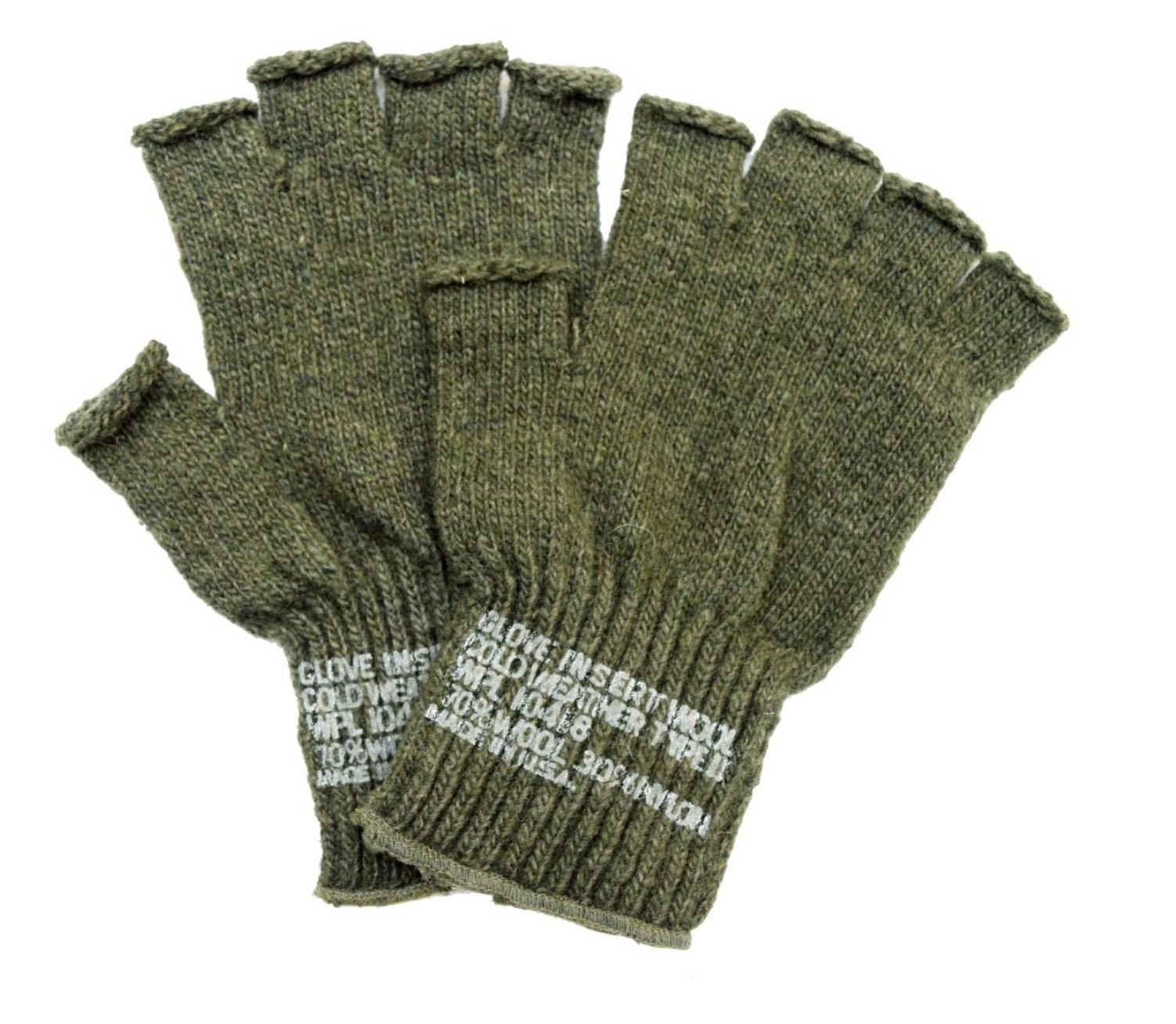 Fingerless Wool Gloves